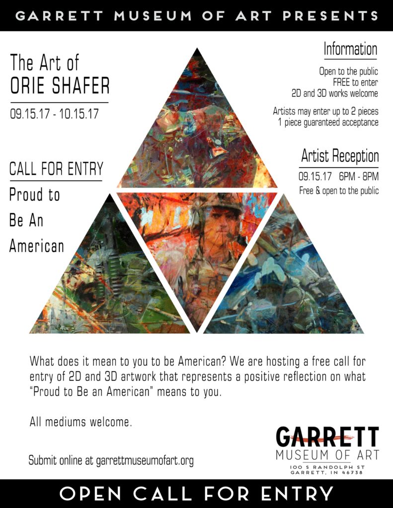 Orie Shafer | Proud to Be an American – Garrett Museum of Art