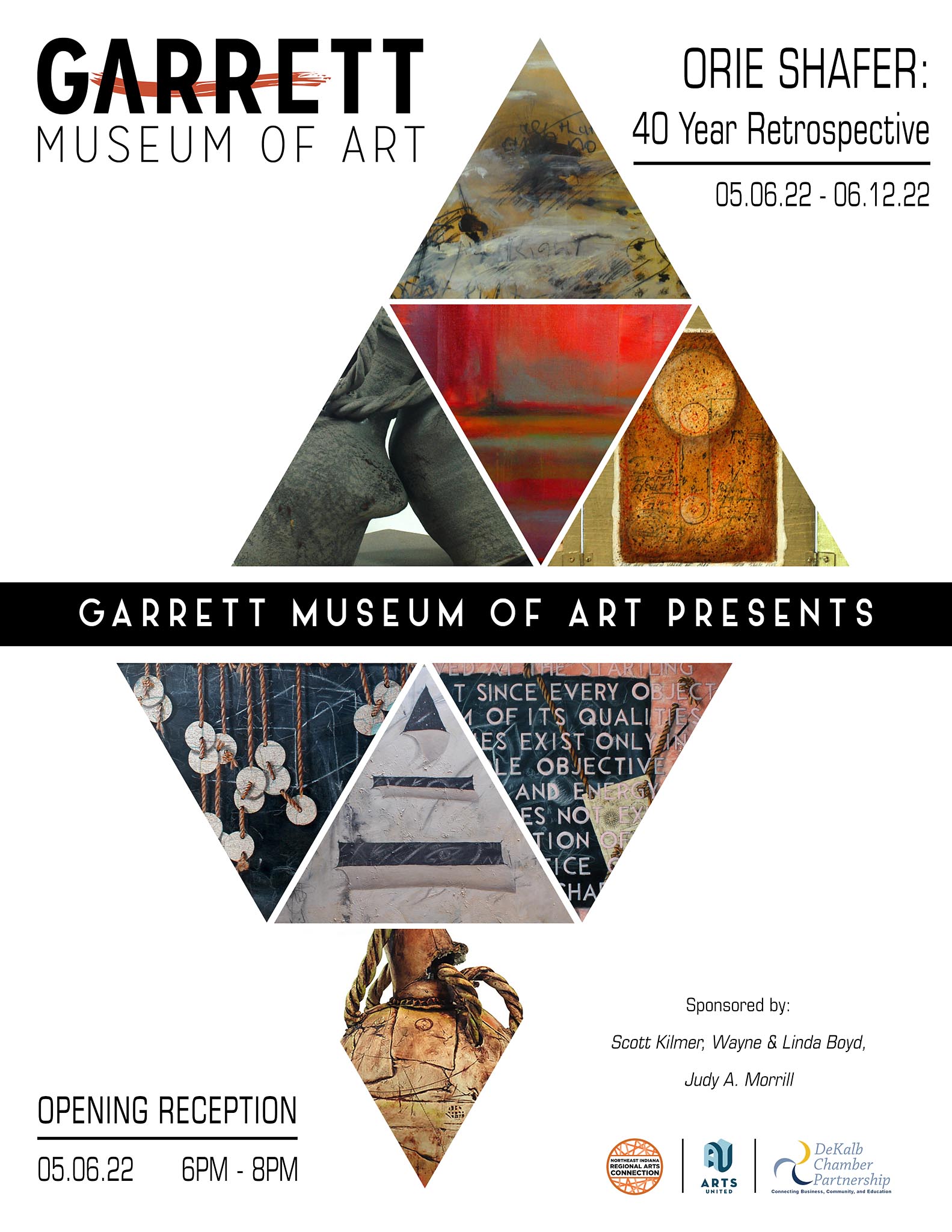 Orie Shafer | 40 Year Retrospective – Garrett Museum of Art