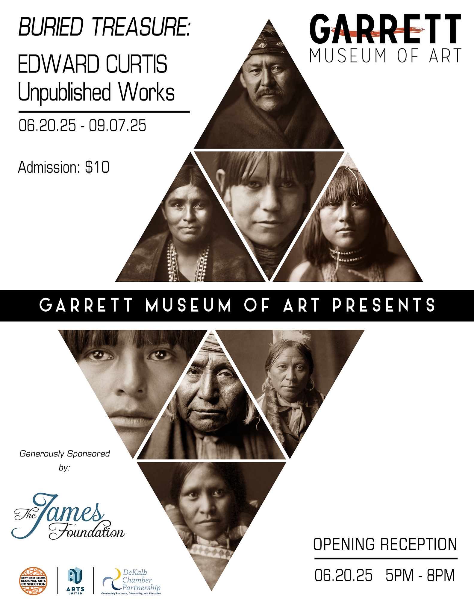 Show Opening | BURIED TREASURE: EDWARD CURTIS – UNPUBLISHED WORKS – Garrett Museum of Art