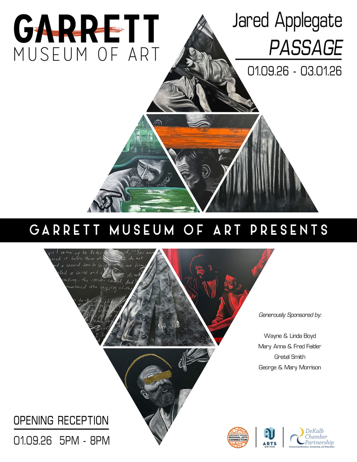 Show Opening | JARED APPLEGATE : PASSAGE – Garrett Museum of Art